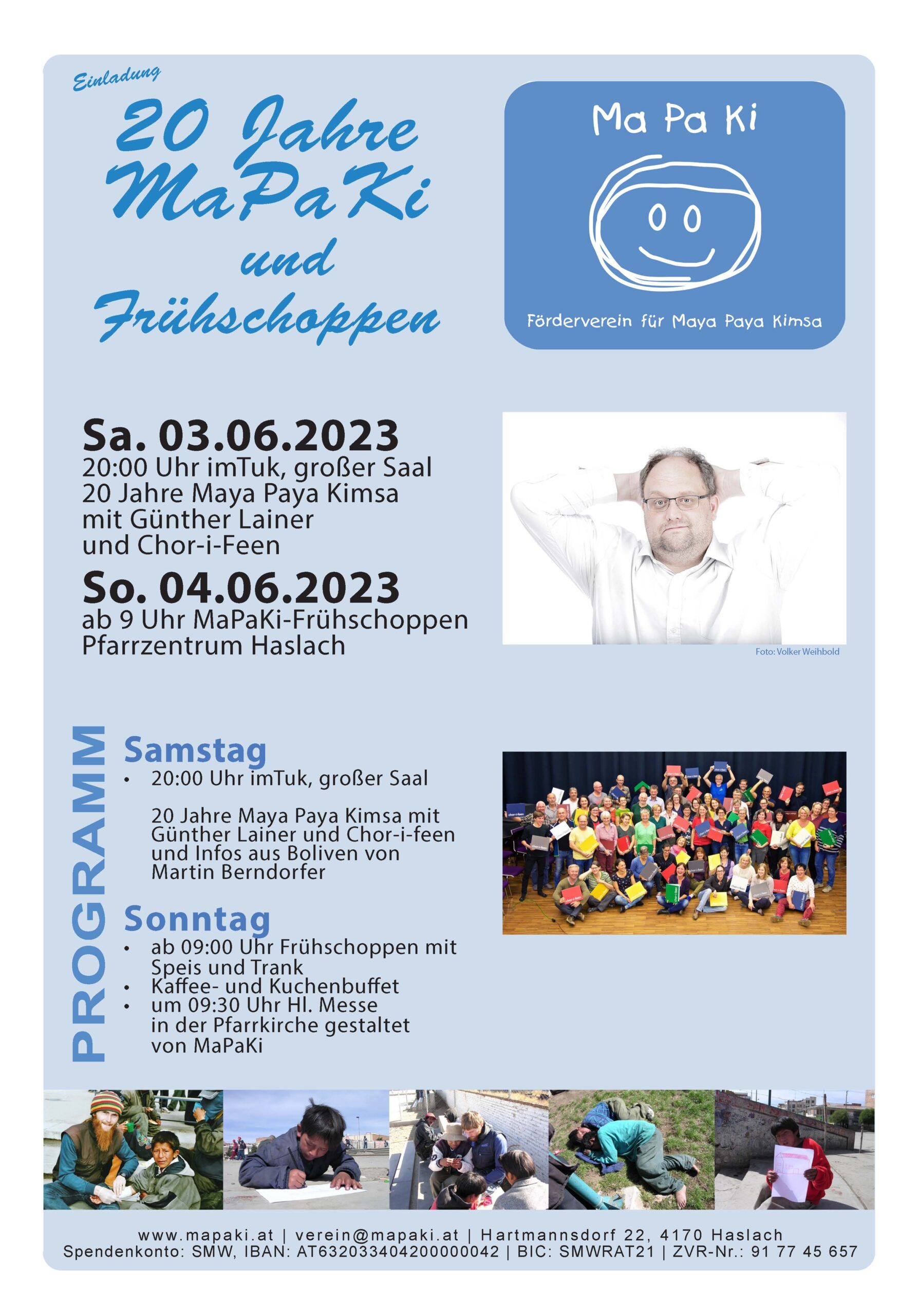 20 Jahre Maya Paya Kimsa und MaPaKi-Frühschoppen – MaPaKi